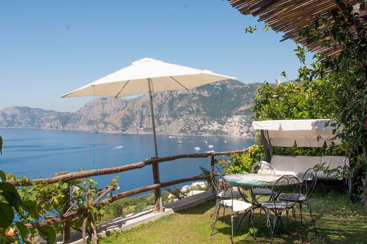 Il Sogno: Garden + Hydromassage Minipool Seaview - Praiano