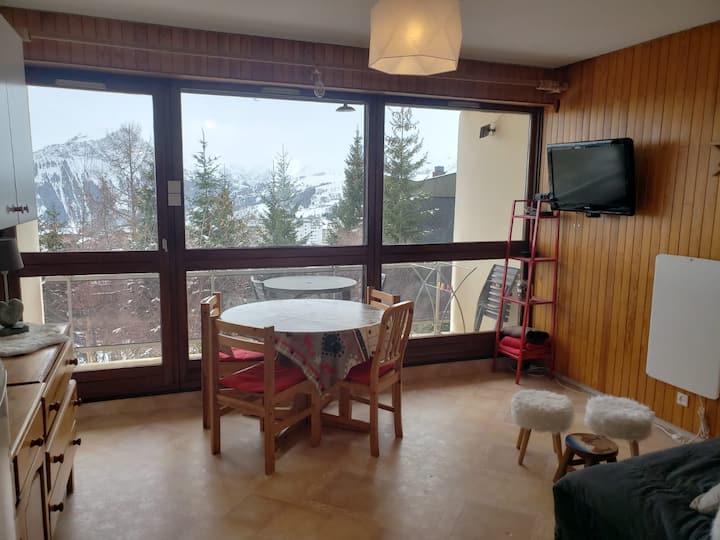 Appartement Avec Balcon Et Vue Sur Les Montagnes - Fontcouverte-la Toussuire