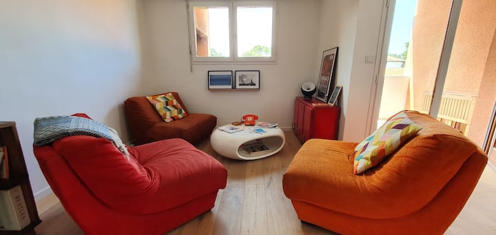 Centre / Plage à Pieds - Appartement Avec Terrasse - Seignosse