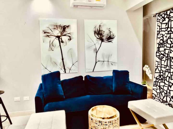 Central Location Apt 1 Br-1.5 Bath,pool Gym Ac - Santo Domingo