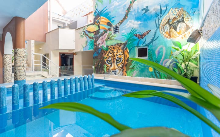 Familias O Grupo, 4 Departamentos 12 A 28 Personas - Playa del Carmen