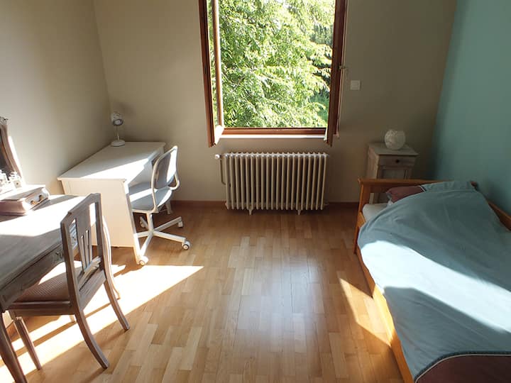 Chambre Calme Dans Maison + Petit Déj. Bio Offert - Lyon