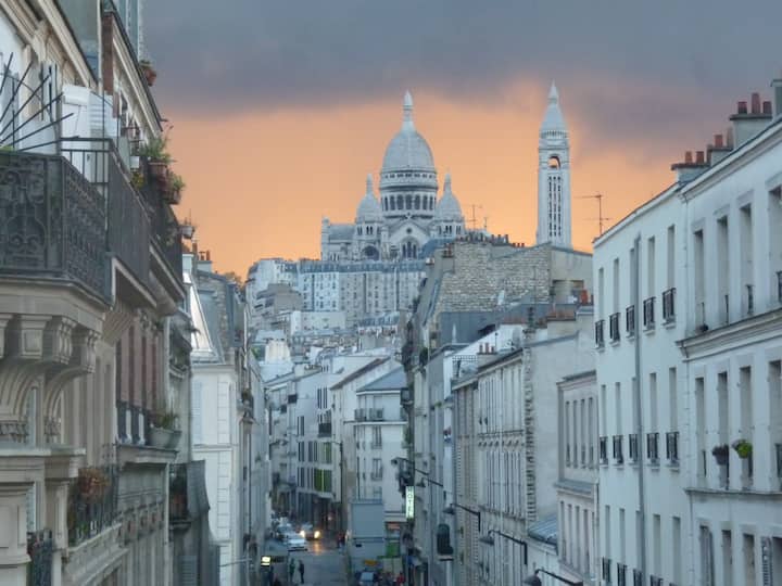 Appart Vue Montmartre 20 Mn Des Jeux Olympiques - Le Marais