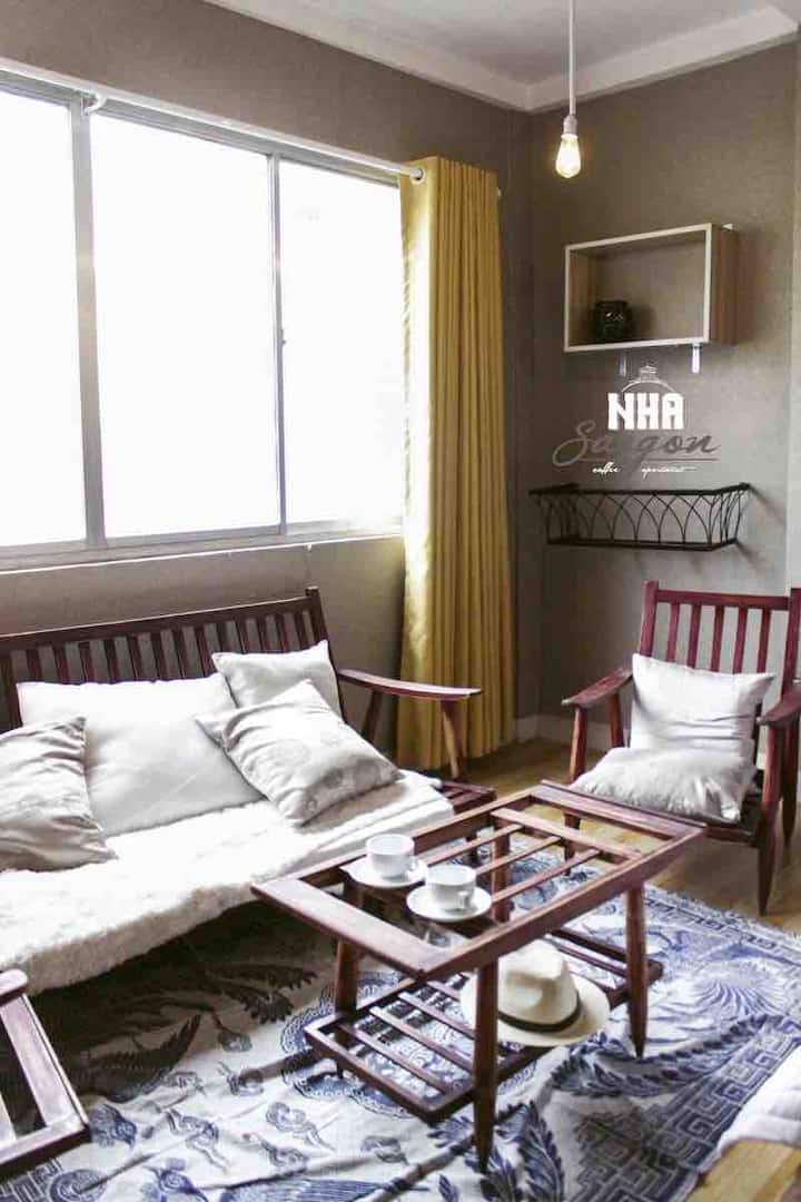 Nhà Saigon | Rustic Style & Spacious Room L3 - Ho Chi Minh