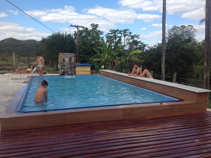 Fazenda Quebra Rabicho Com Piscina Aquecida. - Pirenópolis