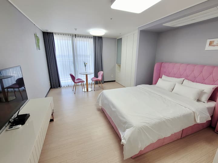 특가할인&호텔식레지던스&하이오션뷰&무료주차/에머랄드룸 (1012호) - South Korea