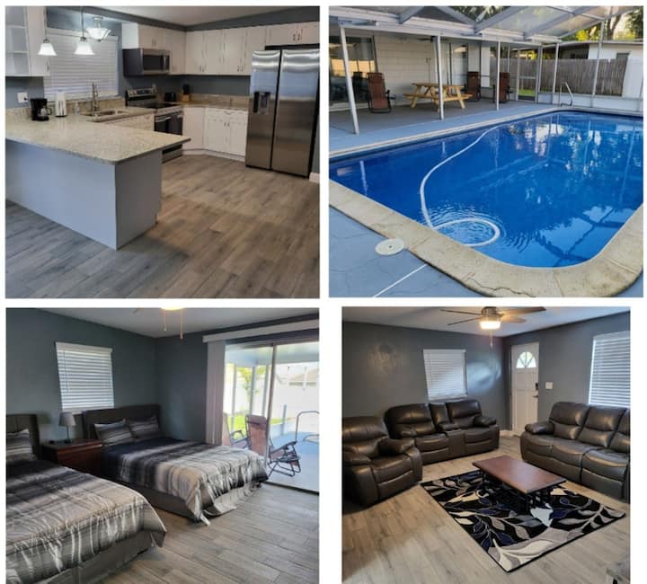 Legoland 3 Bedroom Pool Home. Pet Friendly! - Winter Haven, FL