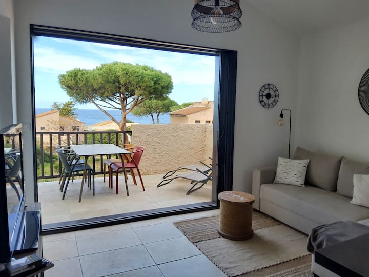 T2 à 1 Minute à Pied Des Plages, Commerces à Pieds - Lumio