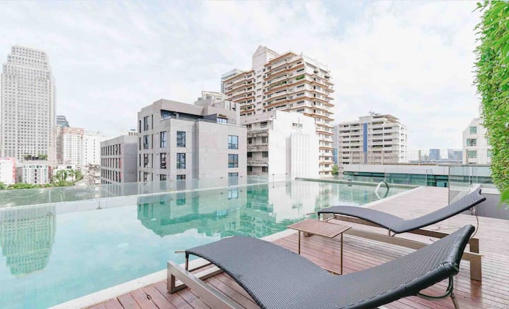 Comfy 2 Beds, Bts Asok, Bkk - Bangkok