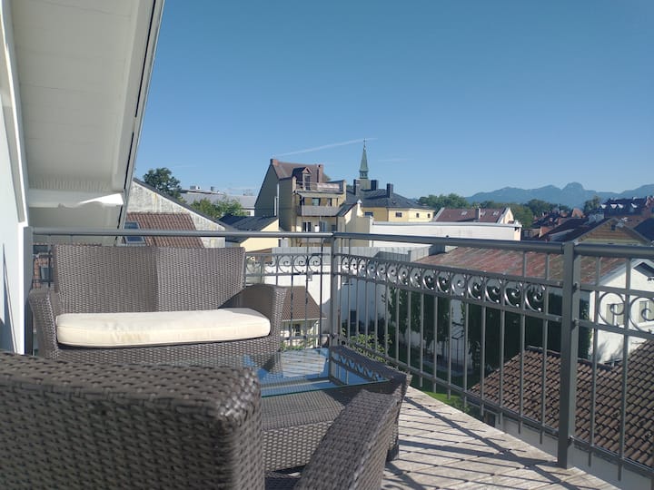 Bad Aibling City Appartement - Panorama Wohnung - Bad Aibling