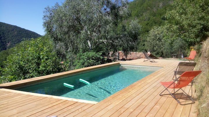 Le Grand Gîte En Famille-nature, Rando Et Piscine - Gard
