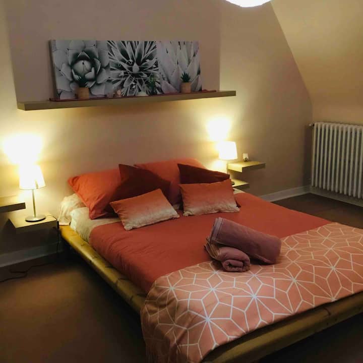 Chambres D'hôtes Au Bon Repos - Chambre Jaune - Lalinde