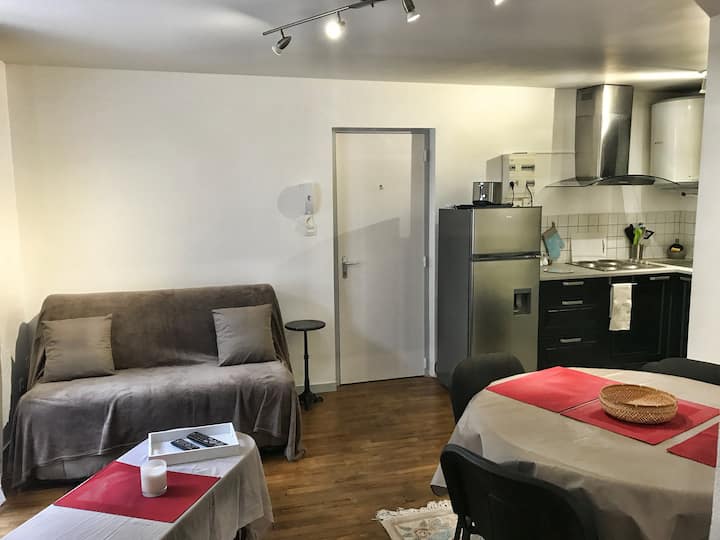 (11) T2bis 6pers, 1 Chbre 1 Mezz Plages 13min Wifi - Morbihan