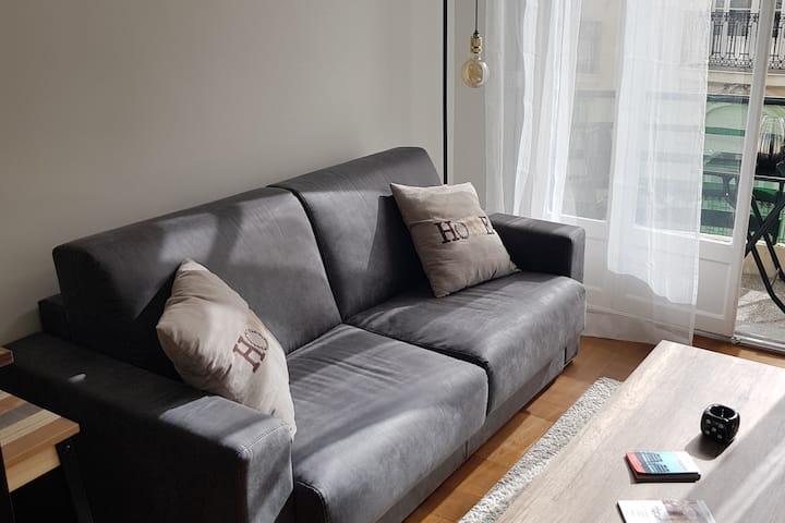 Appartement Centre.. Balcon, 700m, De La Plage. - ibis Nice Aéroport Promenade des Anglais