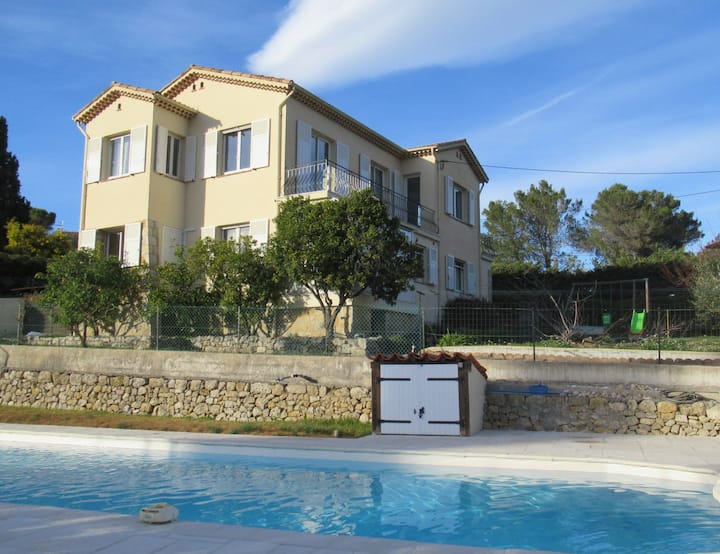 Appartement Dans Villa Avec Piscine Proche Cannes - Antibes