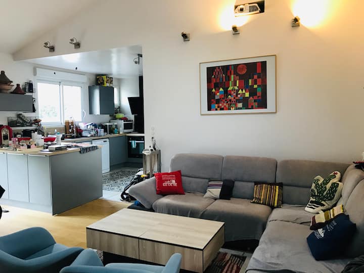 Maison Agréable 110m2 Avec Jardin, Jacuzzi & Sauna - La Rochelle