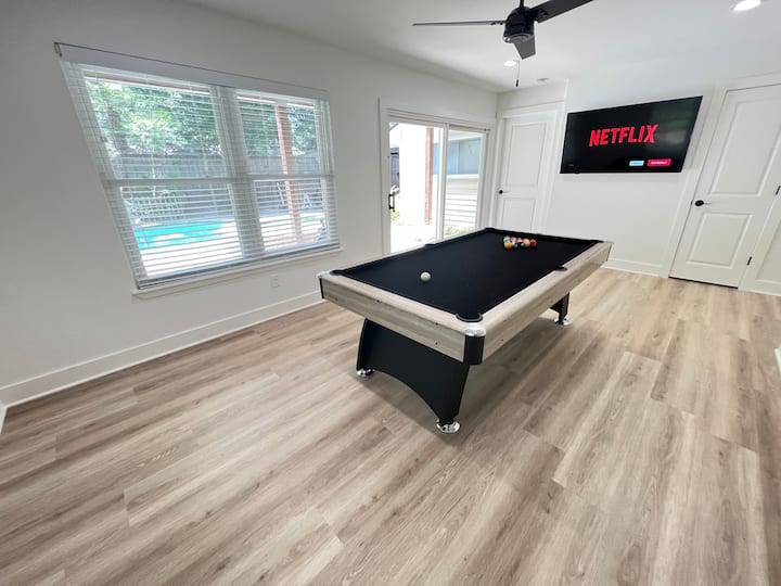 Fully Renovated! Game Room, Covered Patio, 3 Baths - Memorial - Houston