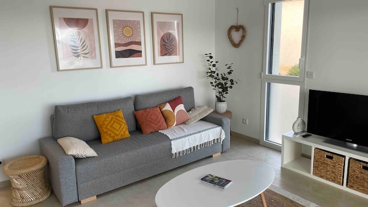 Calvi 2 Pièces  Neuf Terrasse Piscine Vue Mer - Calvi