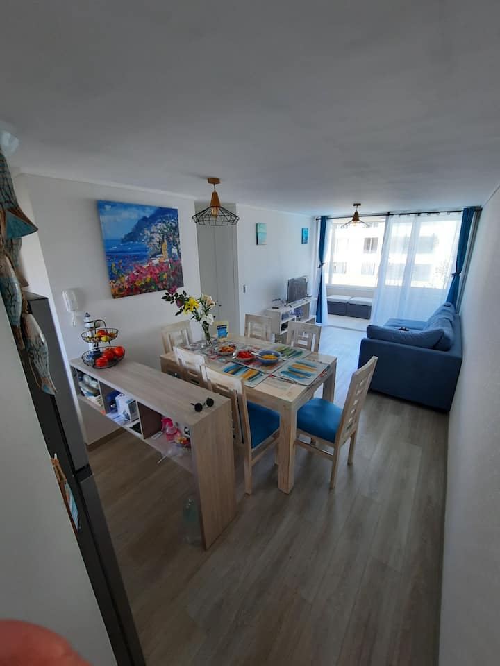 Hermoso Departamento Frente Al Mar Para 5 Personas - Cartagena