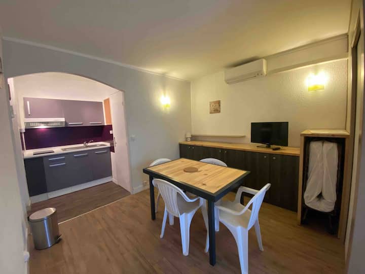 Superbe Appartement T2 Climatisé Avec Terrasse - Agde