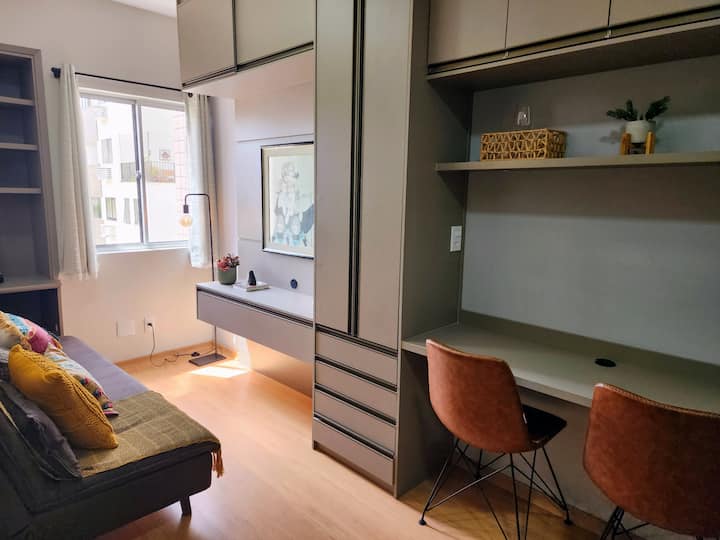 Apartamento Aconchegante E Bem Localizado Em Bsb! - Brasilia