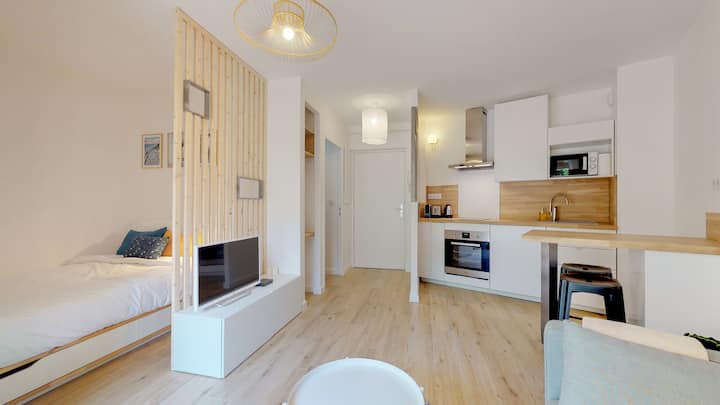 Charmant Studio Climatisé Avec Jardin - Montpellier