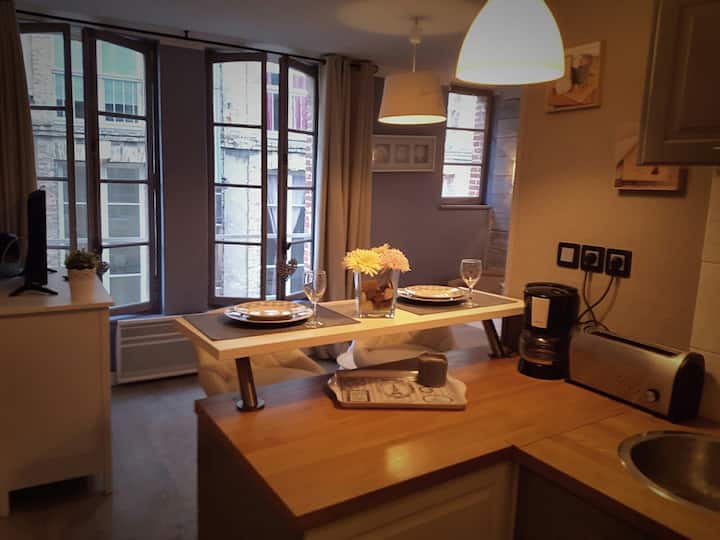 Appartement Cosy à 10m Du Port Dans Rue Piètonne - Plage de Pennedepie