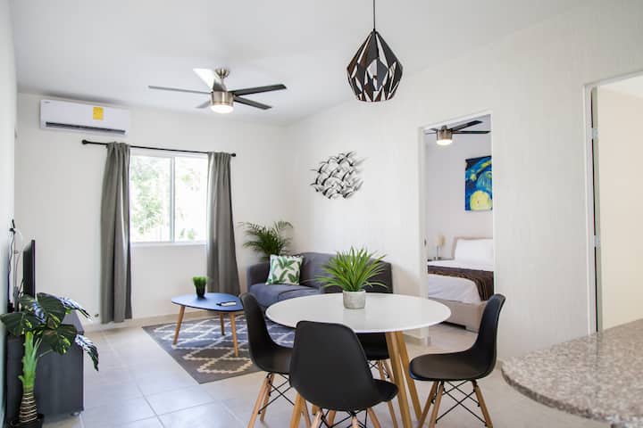 Los Olivos / Pool / Security / King Size / Wifi - Playa del Carmen