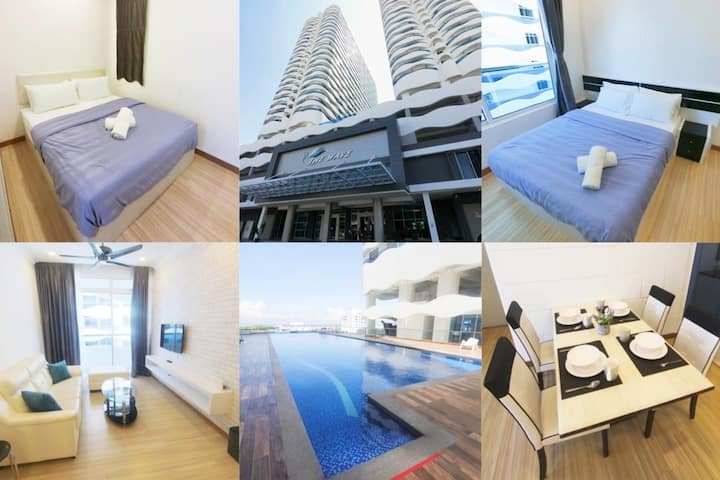 Cozy Home@the Wave Melaka/infinity Pool/nr Jonker - 말라카
