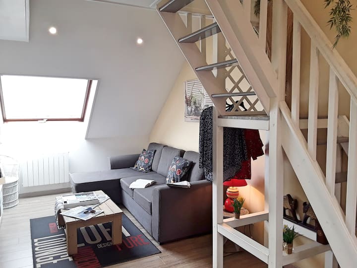 Paisible Studio Avec Superbe Vue - Yport