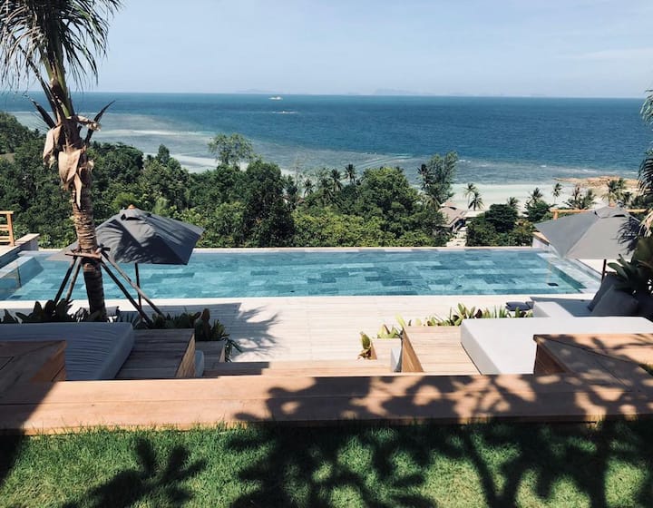 Villa Chao Pao, Villa Bohème Chic Vue Mer Sublime - Ko Pha-ngan