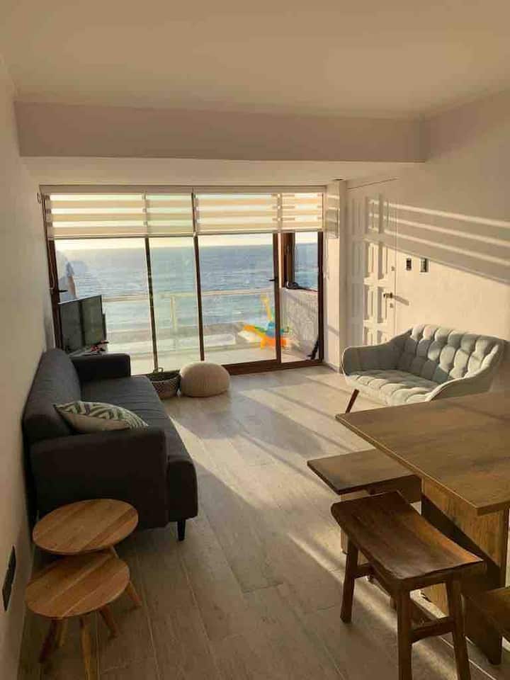 Precioso Departamento En Reñaca Frente A La Playa - Vina del Mar