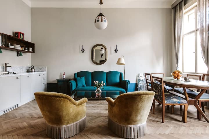 Lujza Vintage Apt A/c 75m² Wifi Beside Ny Cafe - Budapest