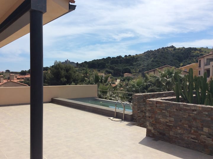 Villa Standing 4 Chambres 800 M Des Plages - Collioure