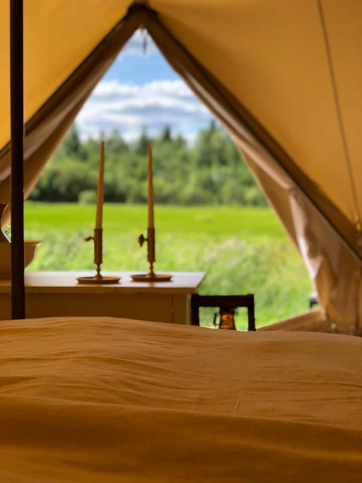 Eco Camp- Ett Hotelltält Mitt I Naturen. - Umeå