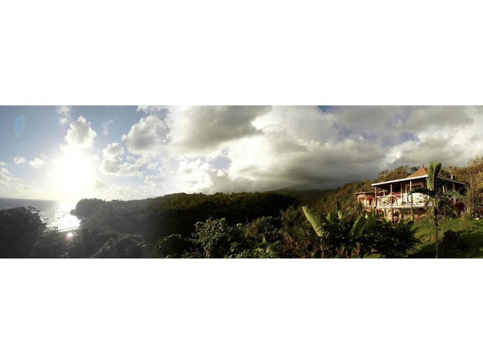 I View - The Oceanview Cottage - 1 - Cottages for Rent in Long Bay ...