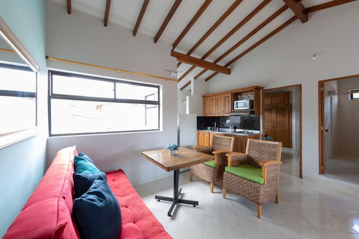 P.302 Lindo Apartamento Cerca Al Parque De Jardín - Andes