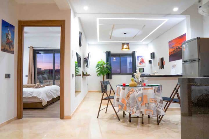 Appartement Plaisant Et Bien éQuipé Avec Piscine - Marrakesh