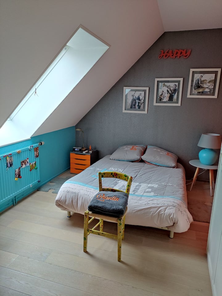 Chambre D'hôtes Bleu Et Orange - Le Mans