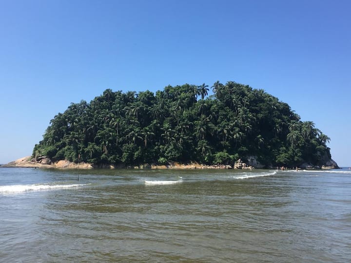 Apartamento Aconchegante De Frente Para O Mar. - Santos, Brasil