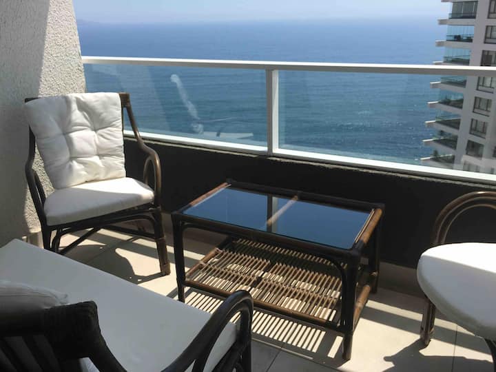 Arriendo Departamento En Reñaca Vista Al Mar - Concón