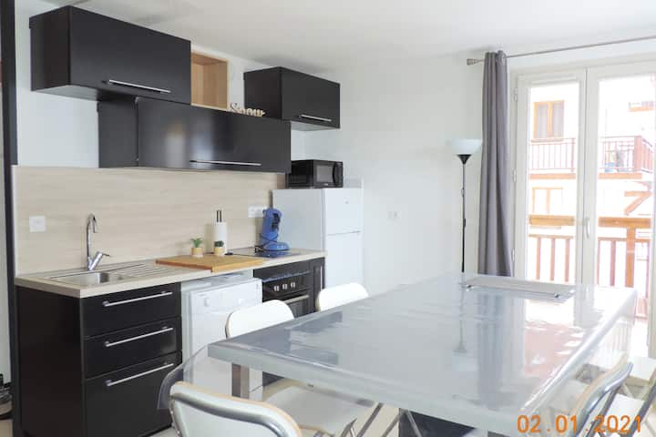Appartement Chaleureux 6 Personnes Valfrèjus - Modane
