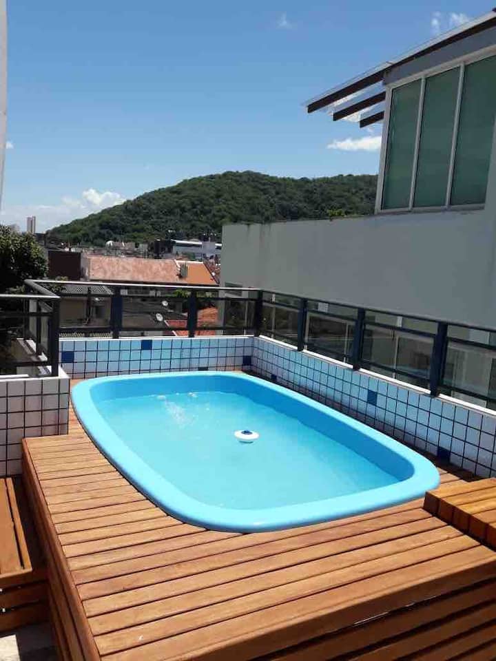 Cobertura Com Piscina Privativa, 2 Quadras Do Mar! - Matinhos