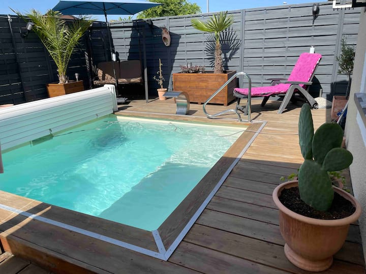 Chambre Sdb/wc Privés, Pergola Couverte Et Store - Eysines