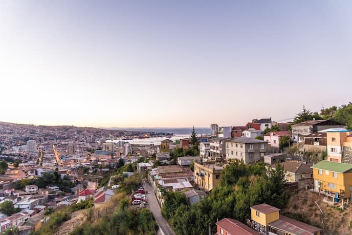 Lindo Departamento Full Equipado En Valparaíso - チリ バルパライソ