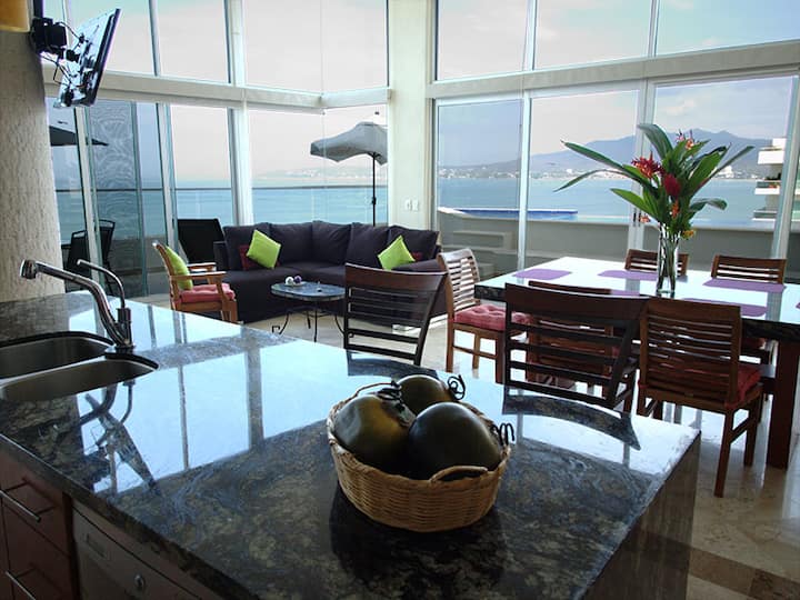 Penthouse With Panoramic View Of The Bay - Bucerias