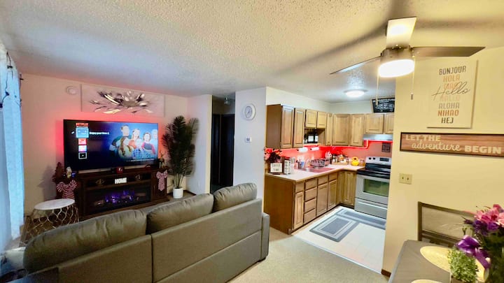 Lovely Central Apt (#1) With Sauna - 費爾班克斯