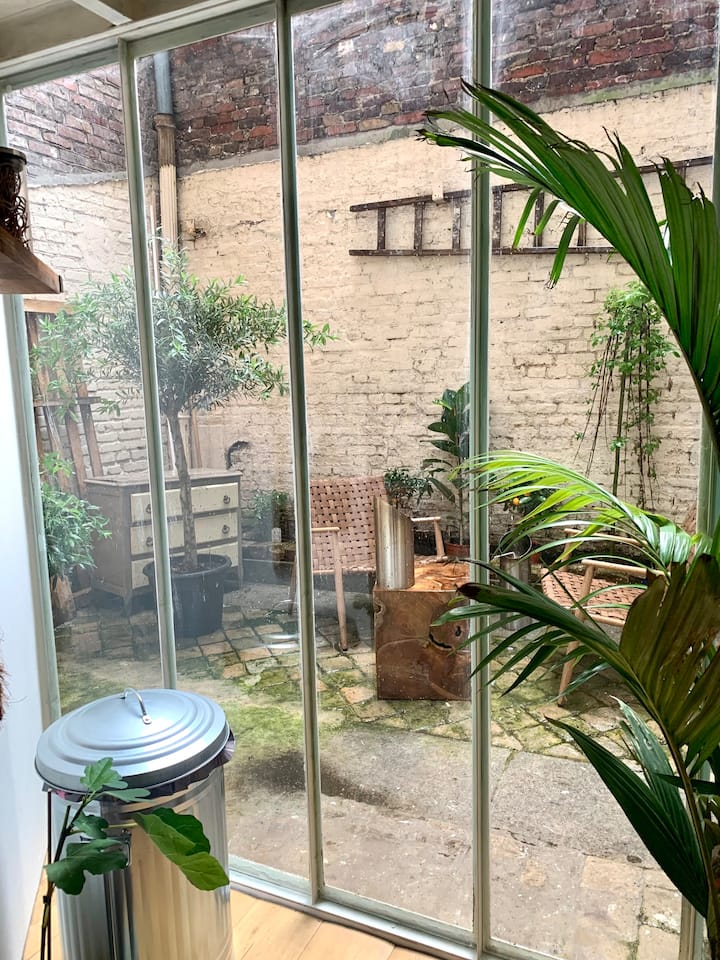Petit Loft 43m2 - Cocon Ouvert Sur Cour Privée - Rouen