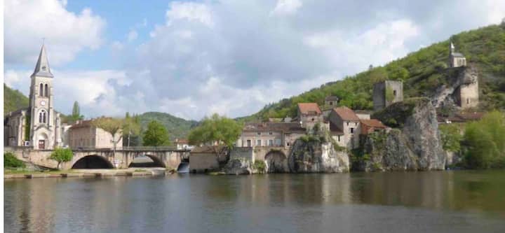 Vallée Du Lot- Maison Avec Vue Incroyable - Cahors