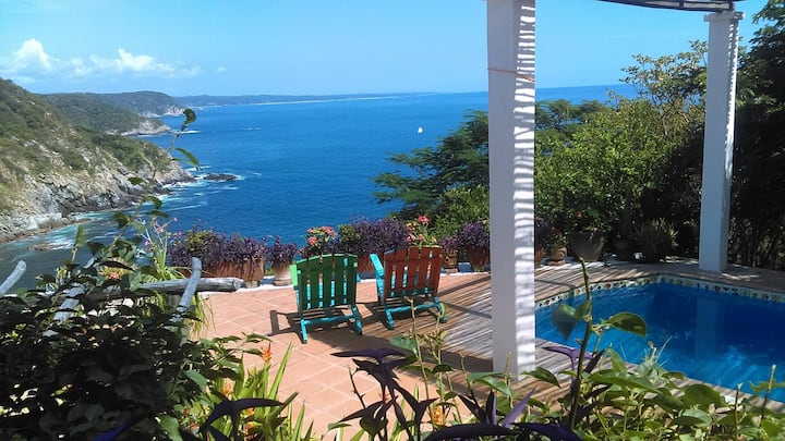 Casa Sol a Sol. Amazing Ocean Views - Houses for Rent in Puerto Ángel ...